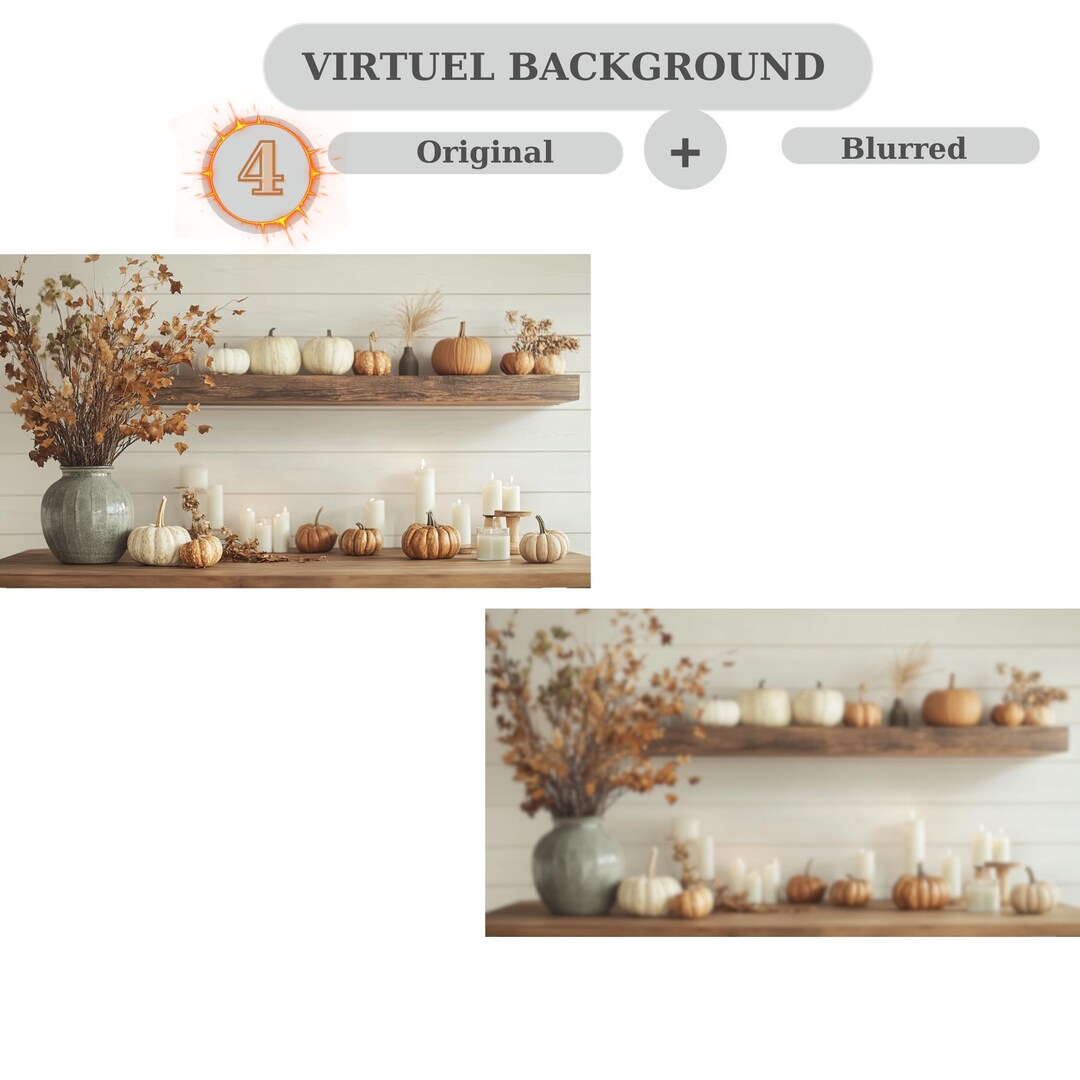 Seasonal Autumn Zoom Background,warm Autumn Colors for Online Meetings ...