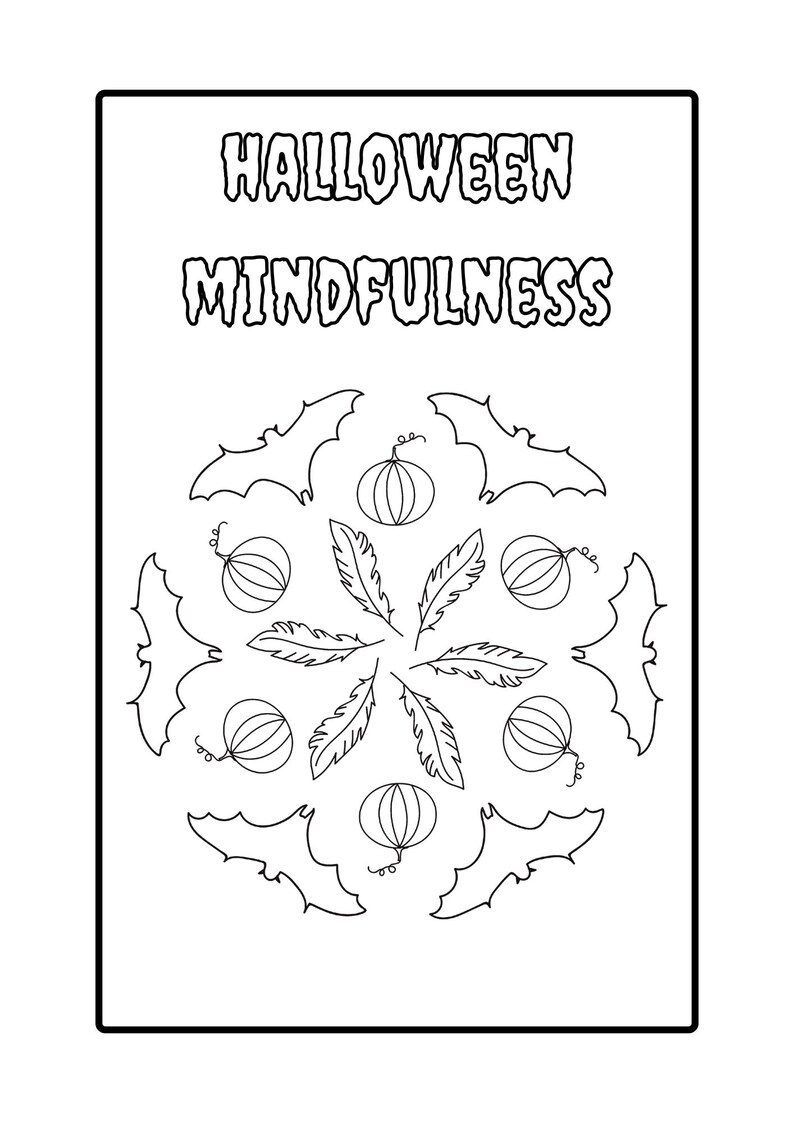 Spooky Hygge Coloring Pages 9 Cute & Cozy Halloween Pages Set One ...