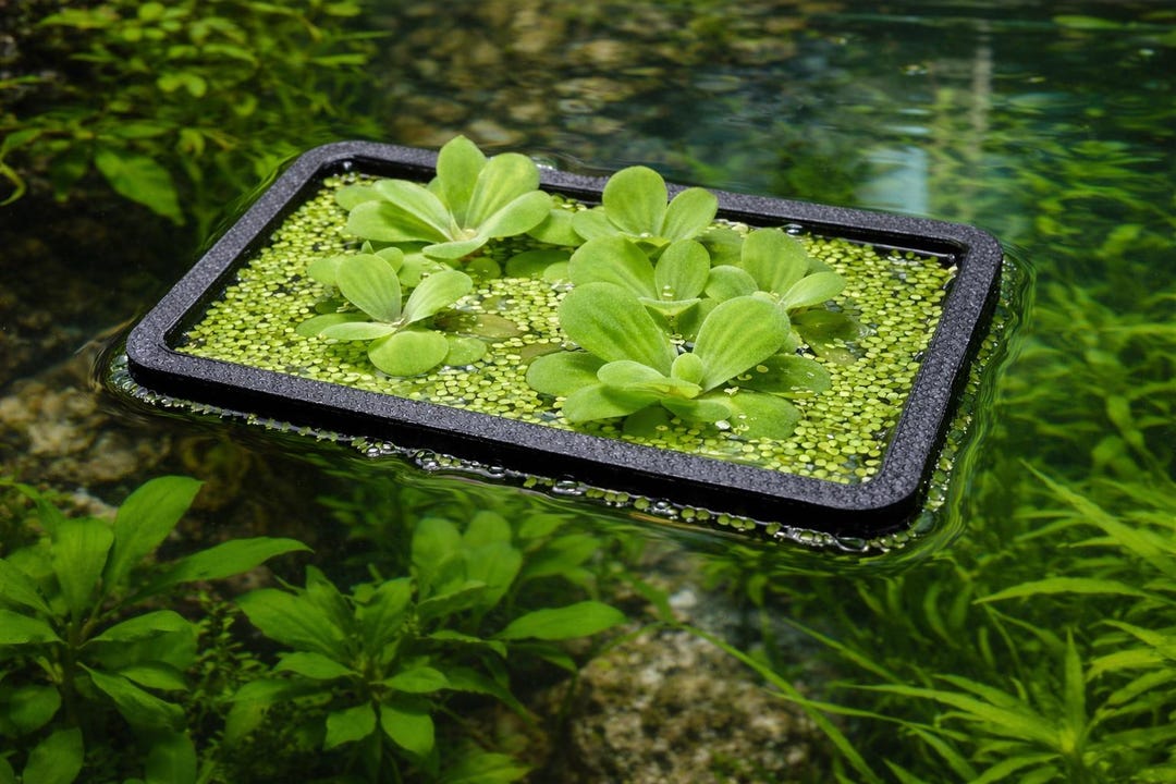3D Printed Floating Plant Ring | Duckweed, Frogbit Holder | Aquarium ...
