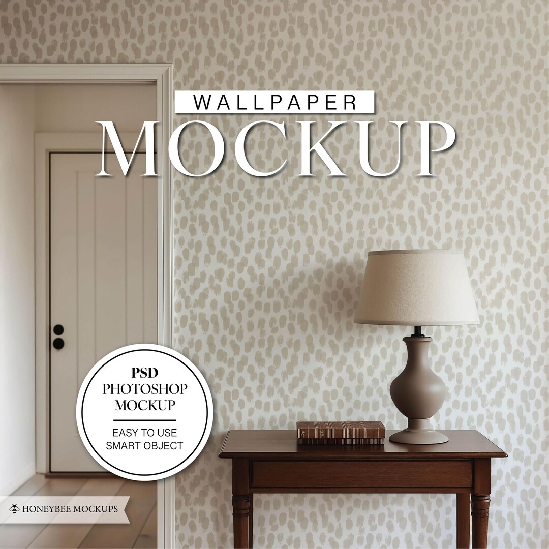 Hallway Wallpaper Mockup, Interior Design Mockup, PSD Wallpaper Mockup ...