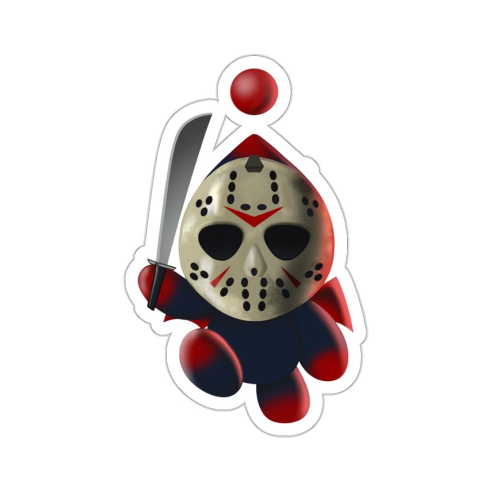 Jason Vorhees Sticker Friday the 13th Chao Garden Sonic Adventure 2 - Etsy