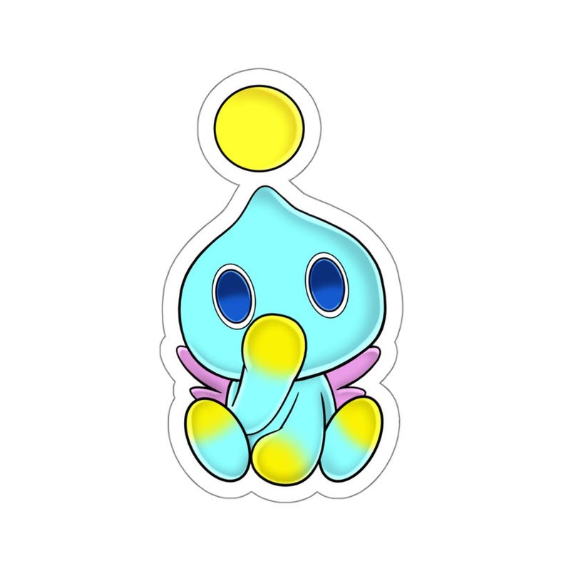 Sonic Chao Garden Sticker Sonic the Hedgehog 3 Movie Sonic Adventure 2 ...