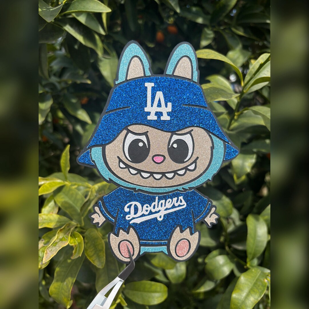 Labubu Dodgers Fan, Bouquet Topper - Etsy