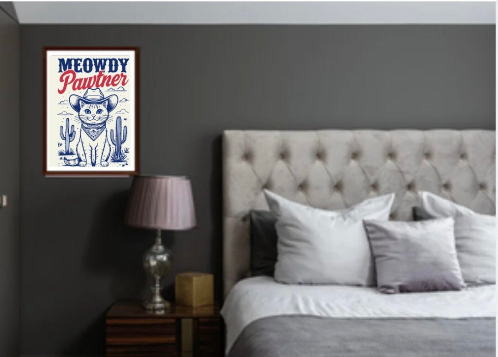 Cowboy Cat A4 Print - Etsy