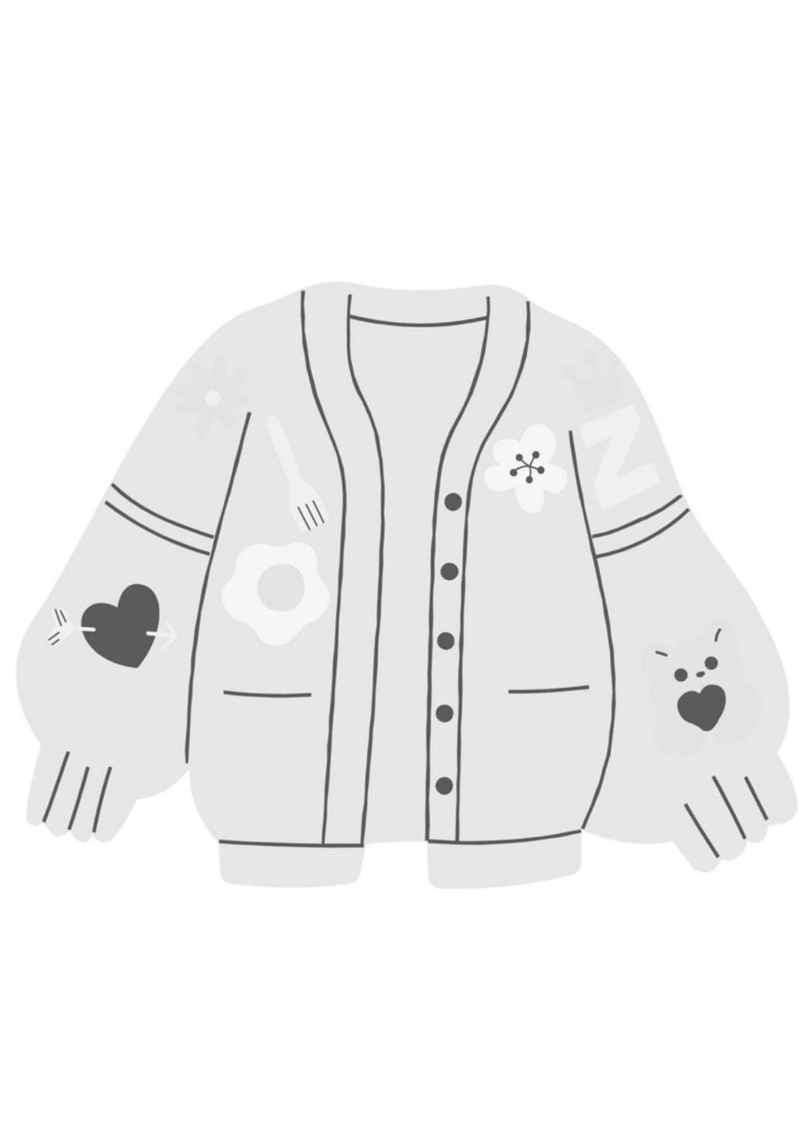 Y2K Cute Clothing Fashion Colouring Pages - Etsy