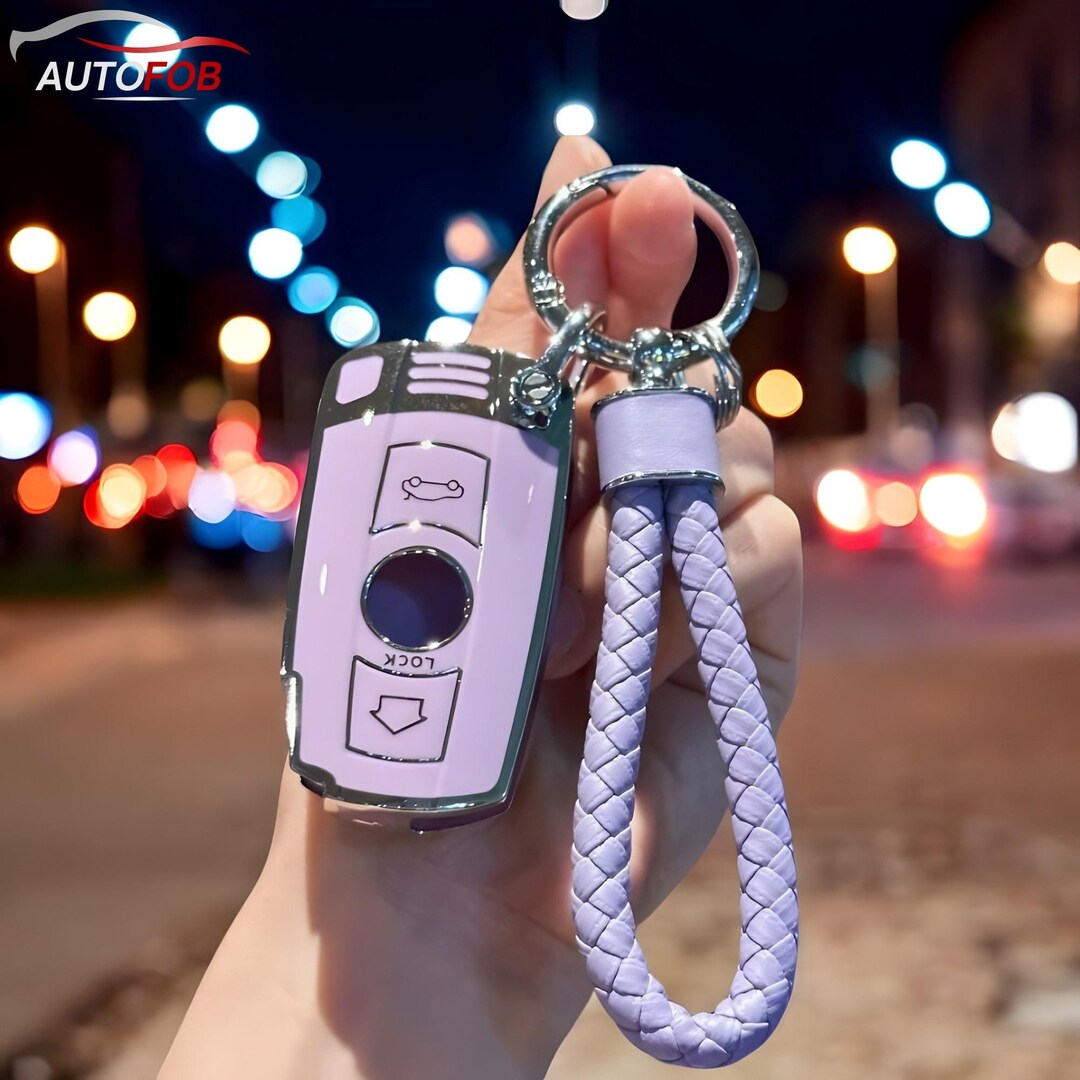 Car Key Cover for BMW, With Keychain, Stylish, Tpu Fob, Car Key ...