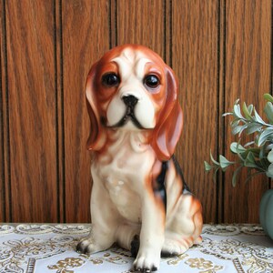 Adorable Enesco Beagle Ceramic Dog - Etsy