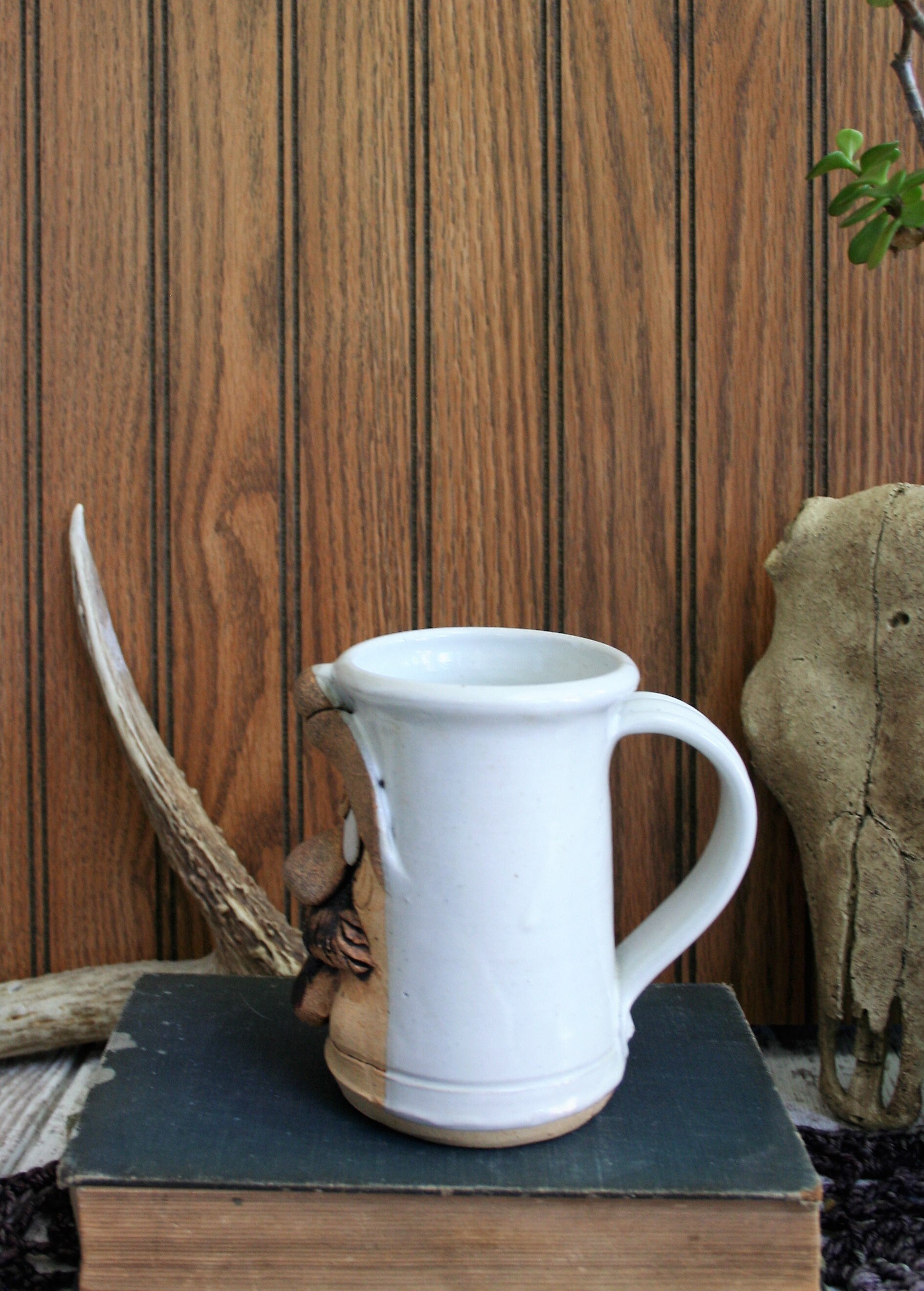 Awesome Handmade Face Pottery Mug / Man Face Smoking Pipe | Etsy