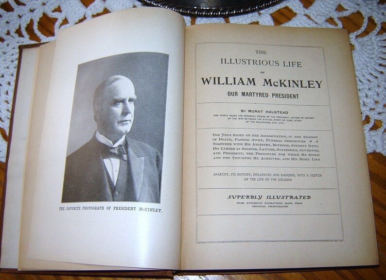 SALEIllustrious Life of William McKinley Our Martyred | Etsy