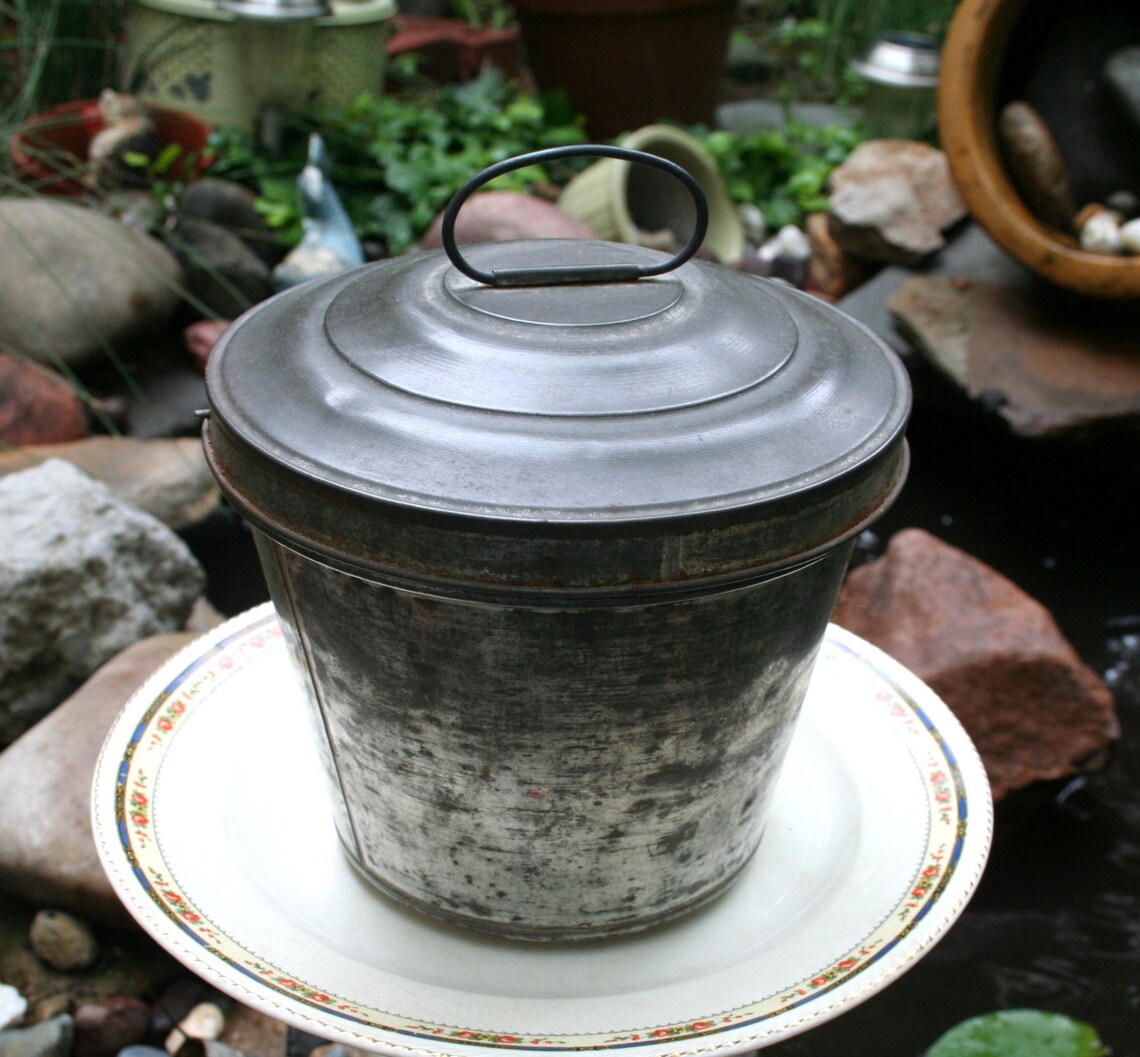 Vintage German Tin Pudding Mold - Etsy