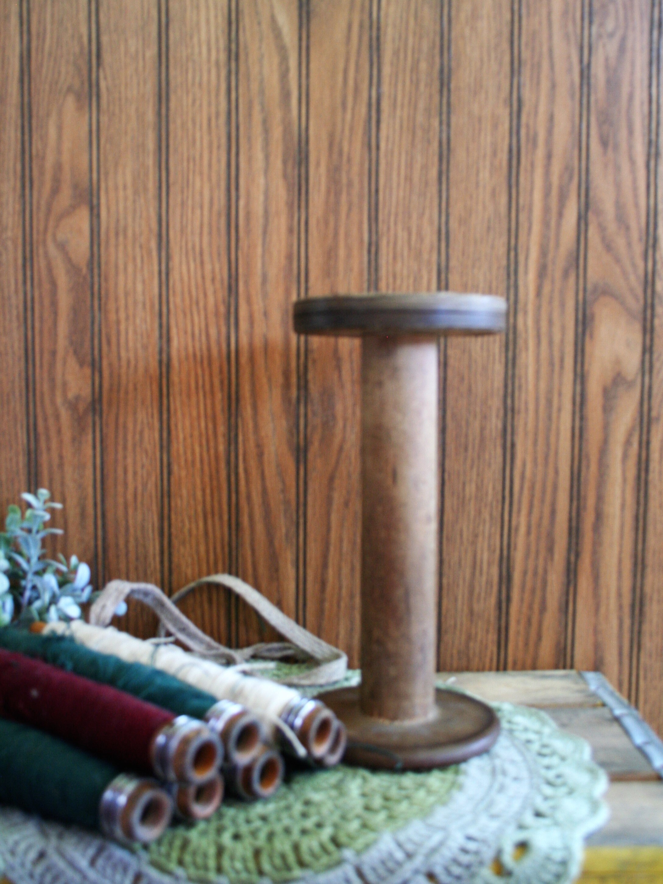 Antique Wooden Spools / Primitive/country Décor - Etsy