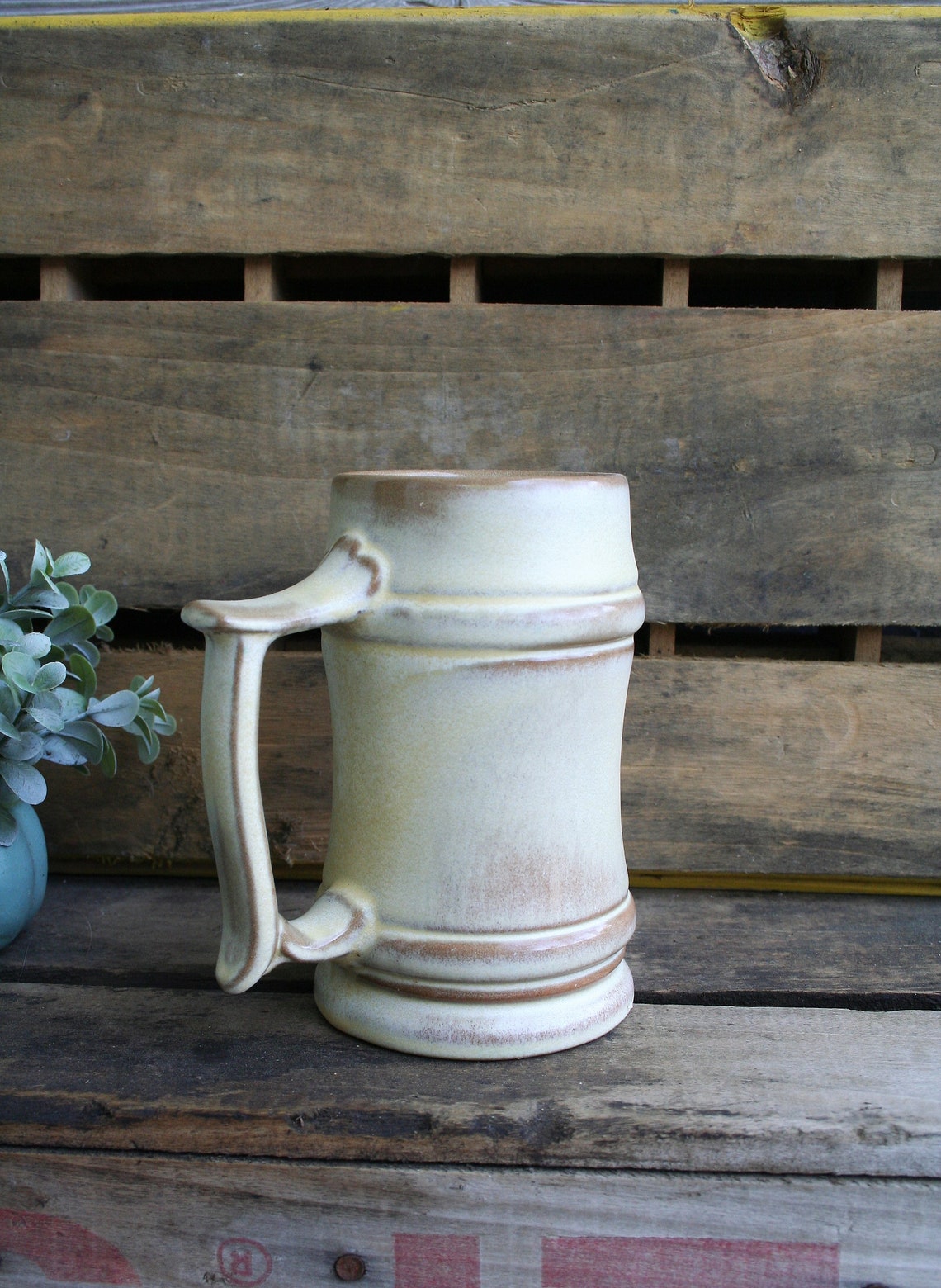 Frankoma M2 Plainsman Desert Gold Tankard Mug Stein | Etsy