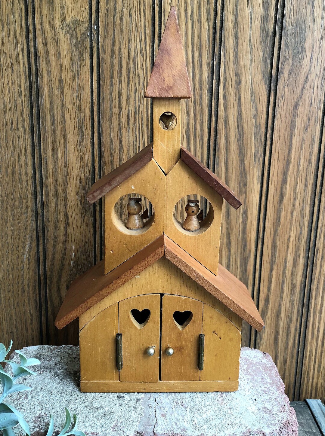 Beautiful Wood Church Music Box / Plays / Collectible - Etsy