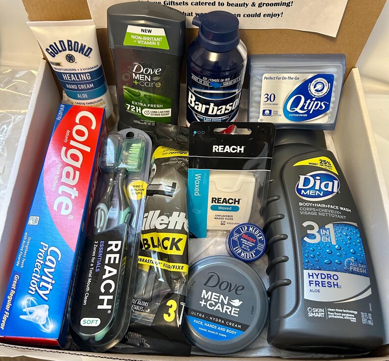 Men Fathers Day Personal Care Grooming Gift Set - Etsy