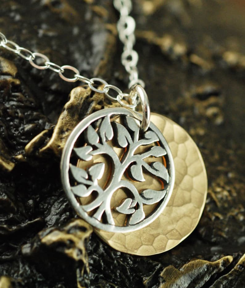 Sterling Silver Tree of Life Necklace Family Tree Necklace - Etsy