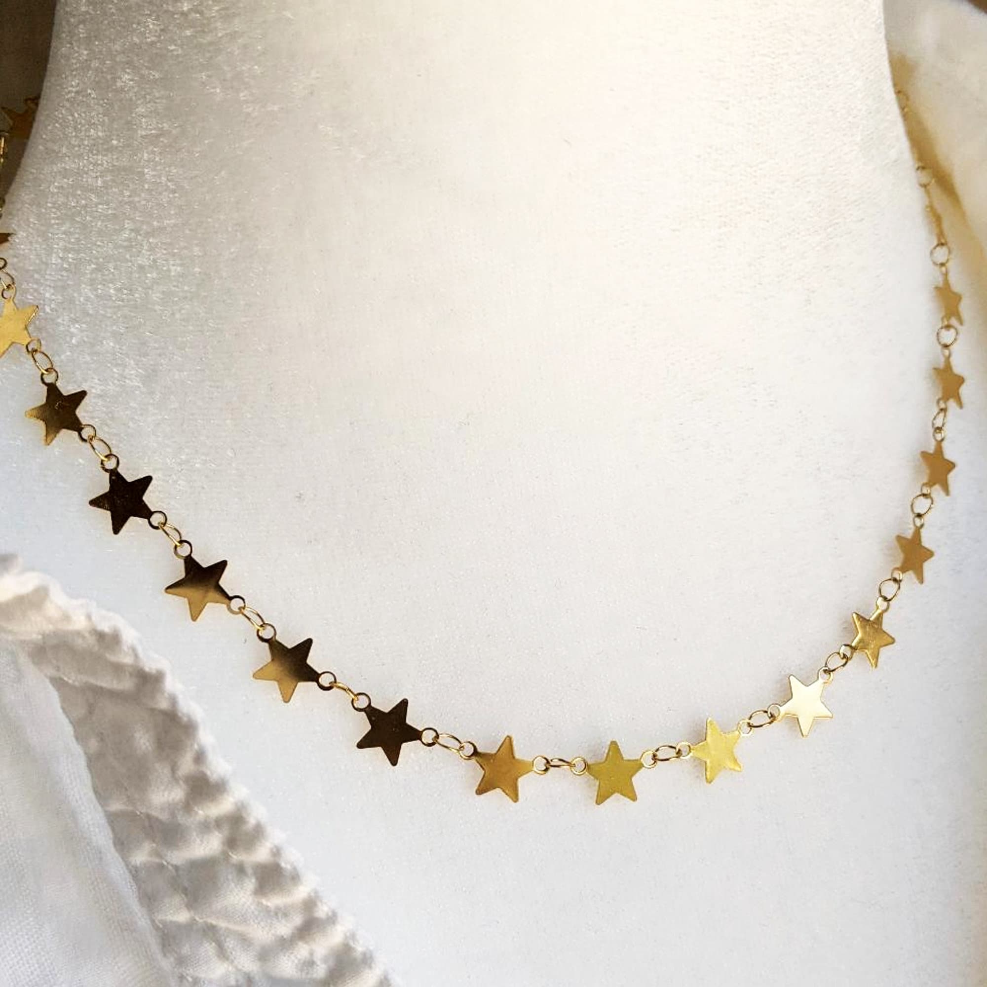 Sarah OBX Star Jewelry Initial Outer Banks Inspired Choker - Etsy.de