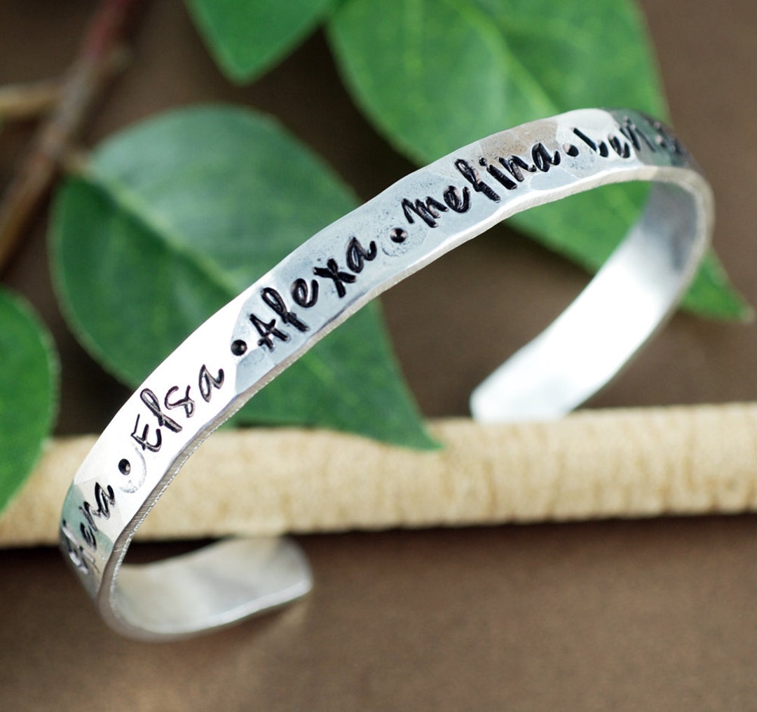 Personalized Name Cuff Bracelet, Name Bracelets, Custom Bracelet, Kids ...
