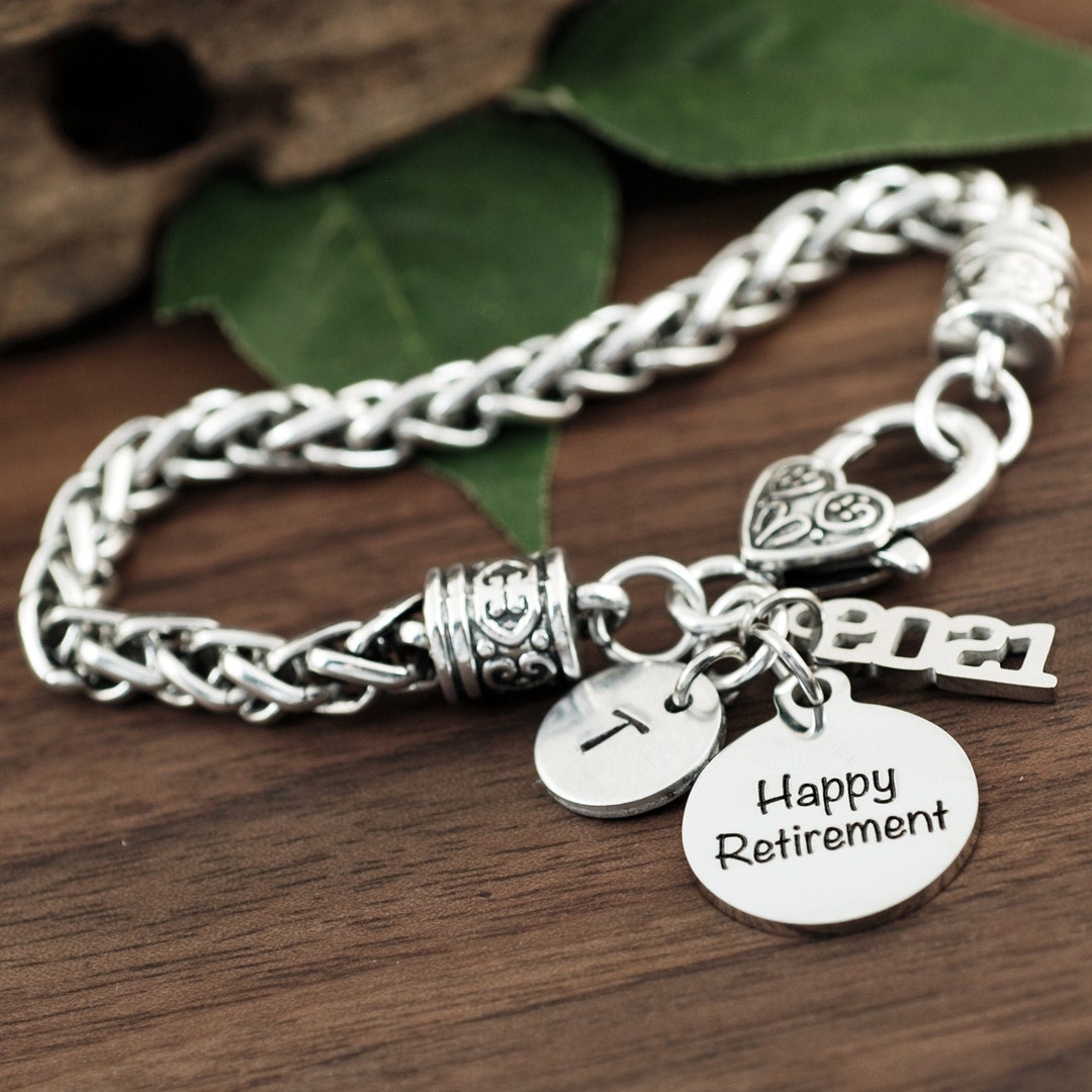 Retirement Gift, Retirement Bracelet, Retirement Jewelry ...