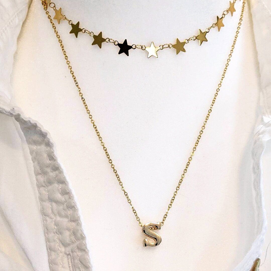 Sarah OBX Jewelry Initial, Outer Banks Inspired Choker Necklace, OBX ...