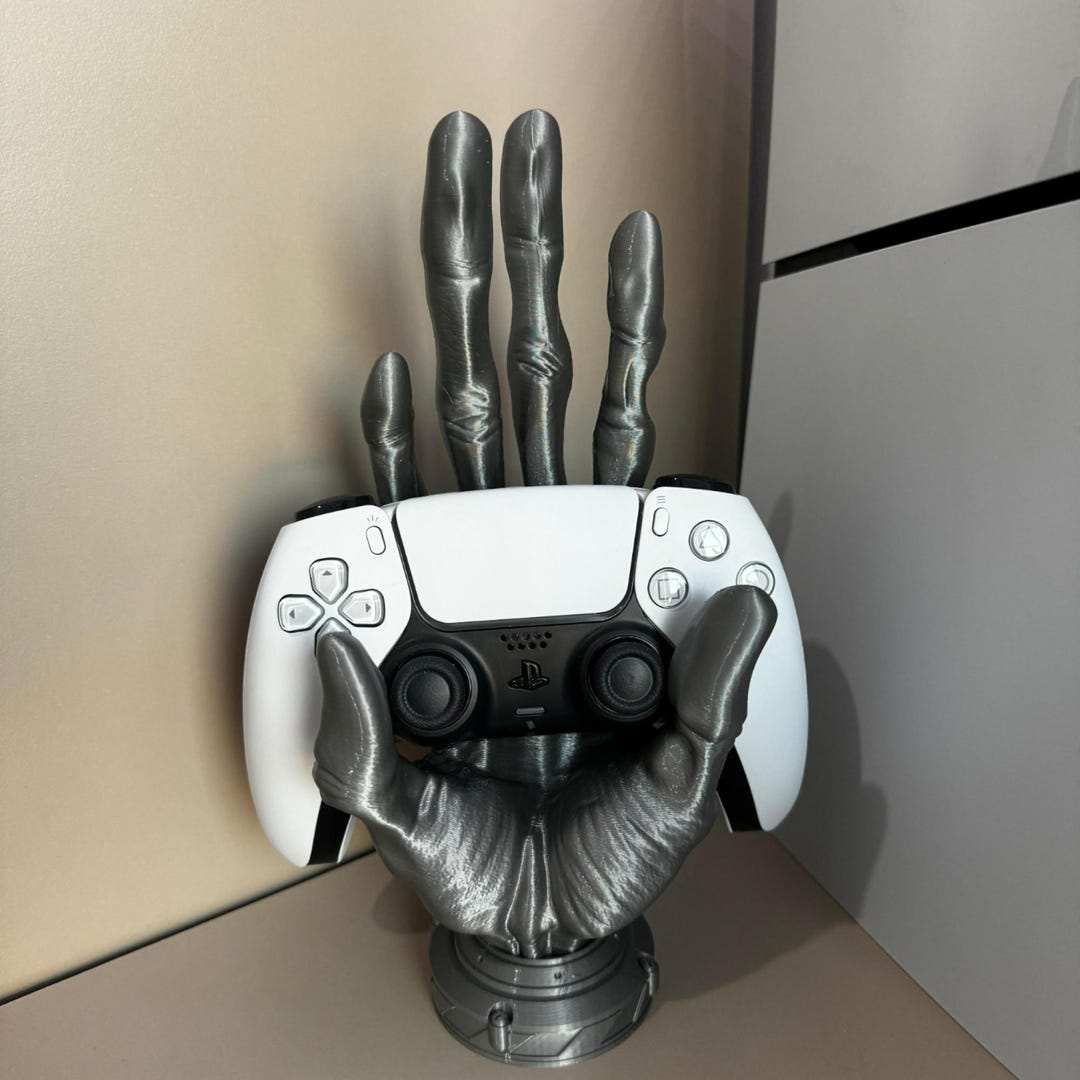 3D Alien Hand Ps4/5 Joystick Stand Arm Holder Gray free Shipping - Etsy