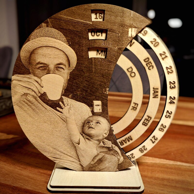 Wooden Calendar - Etsy