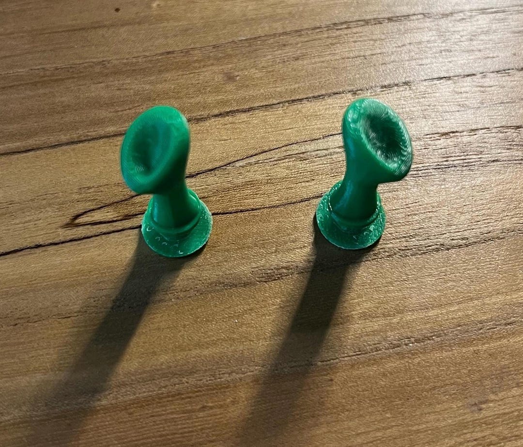 Pair of Shrek Ear Croc Charms - Etsy