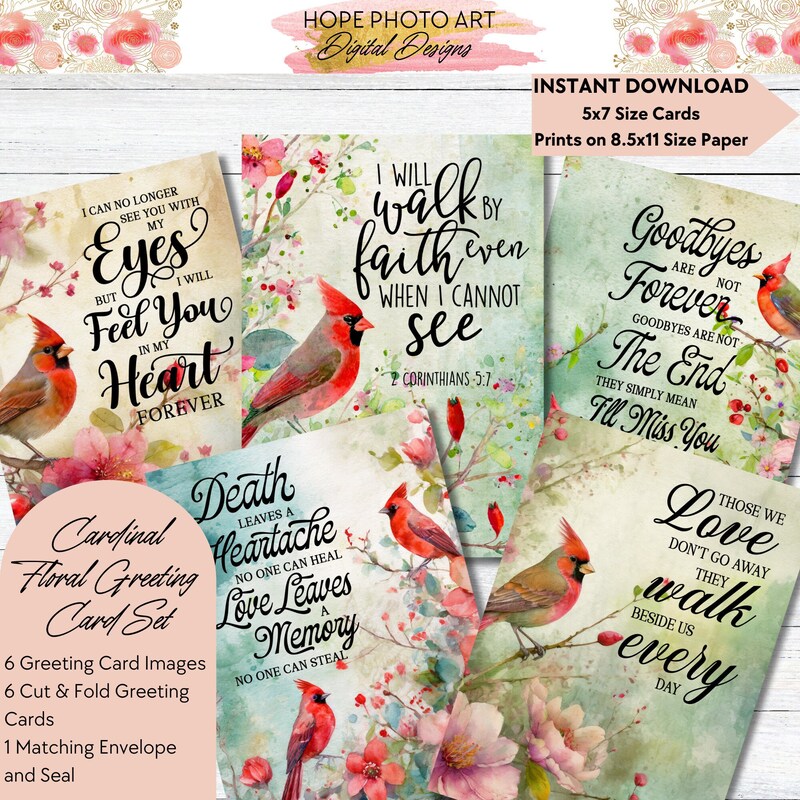 Cardinal Printable - Etsy