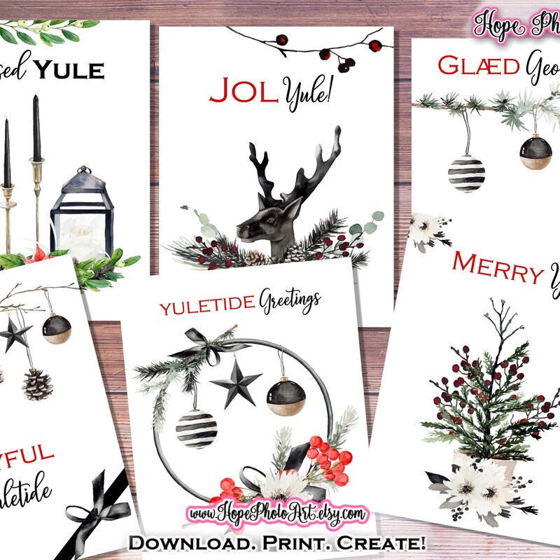 Yule Svg File - Etsy