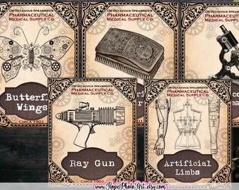 Antique Science Specimen Labels - Etsy