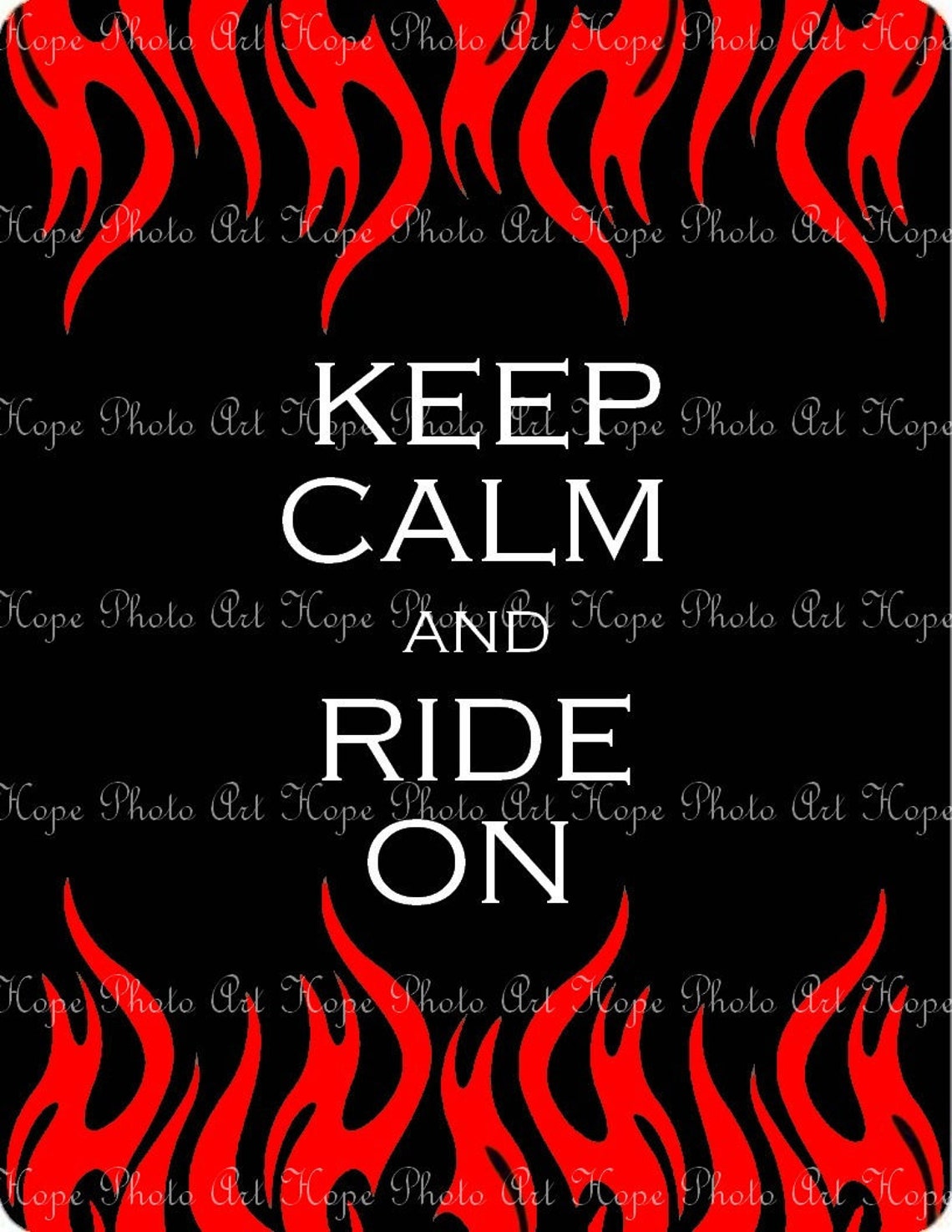 Printable Keep Calm and Ride on Motorcycle Digital Print Iron | Etsy
