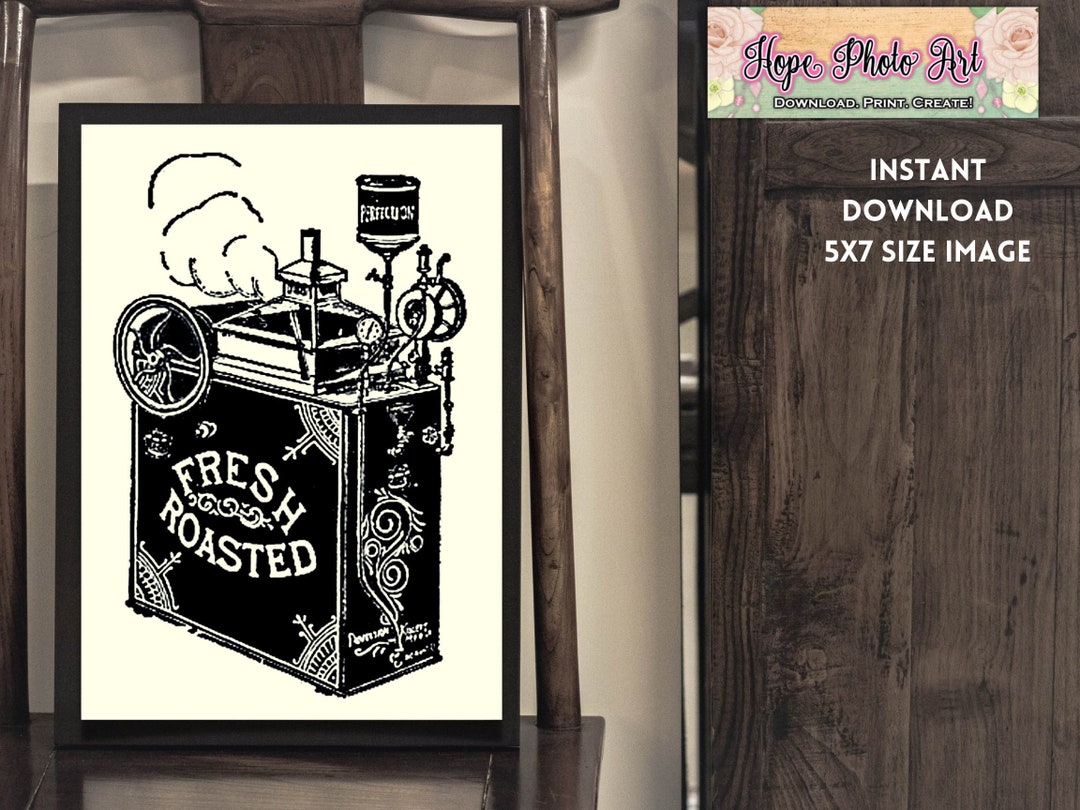 Printable Farmhouse Sign, Roasted Peanuts, Primitive, 5x7, Iron on ...