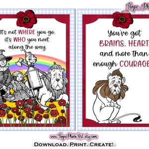 Vintage Wizard of Oz Greeting Cards, Junk Journal, Valentines, Best ...