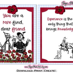 Vintage Wizard of Oz Greeting Cards, Junk Journal, Valentines, Best ...