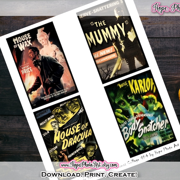 Horror Movie Postcards - Etsy