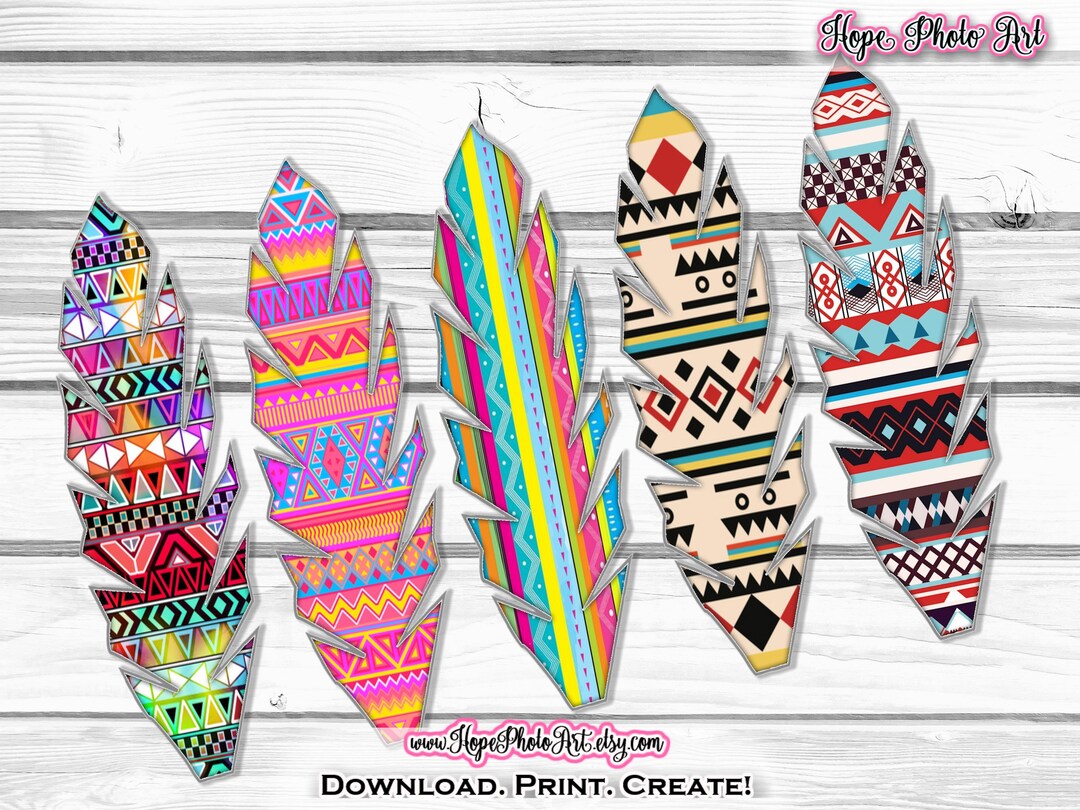 Native American Feathers, Junk Journal, Boho Tribal, Southwestern ...