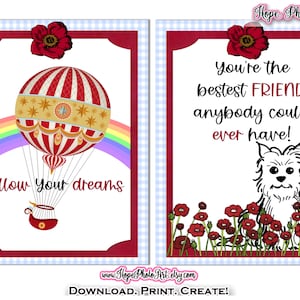 Vintage Wizard of Oz Greeting Cards, Junk Journal, Valentines, Best ...