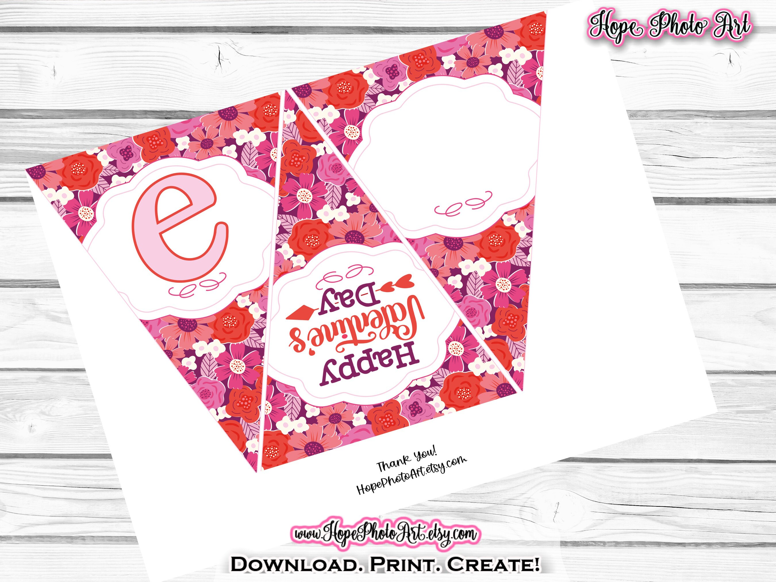 Printable Retro Valentine Love Banner, Garland, Party Decor, Vintage ...