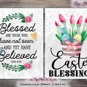 Happy Easter Cards for Kids, Springtime Easter Bunny, Set of 12, Easter ...