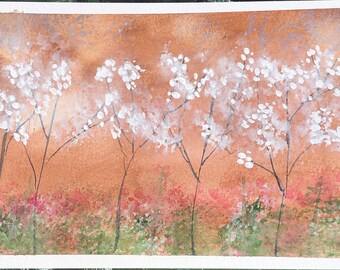 9x12 Original Watercolor Painting by Susan Fyfe. Flowers, Purple, Pink ...