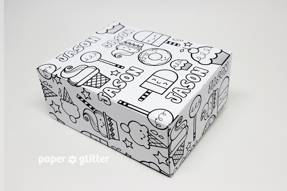 Printable Gift Wrapping Paper With Name or Book Cover PDF Editable Text ...