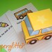 Back to School Bus Paper Toy Truck and Stationery Notes Printable PDF ...