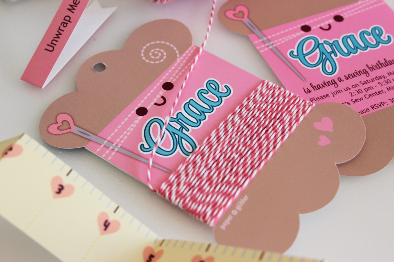 Sewing Craft Party Invitation for Birthday or Shower Party or - Etsy