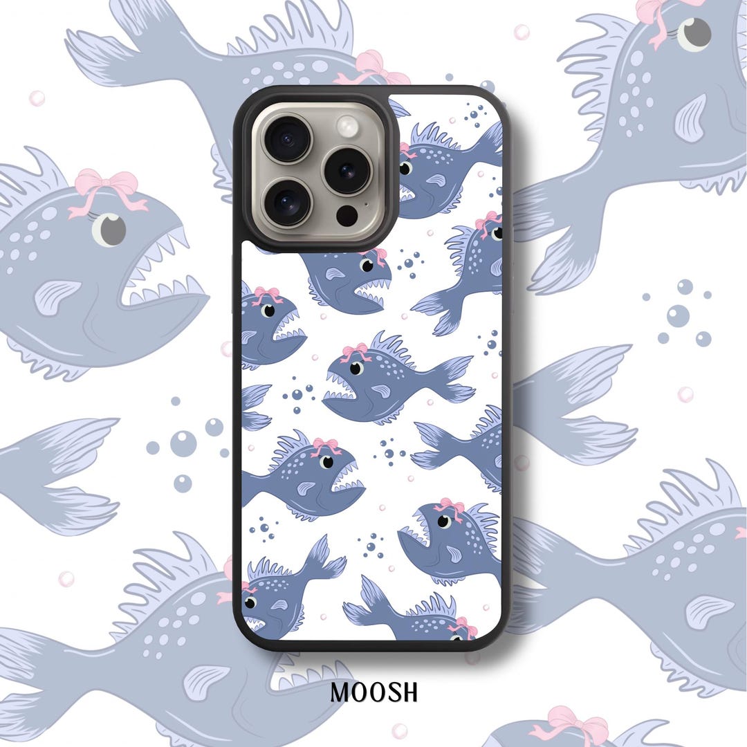 Anglerfish – Aesthetic Pastel Wildflowers Design for iPhone and Samsung ...