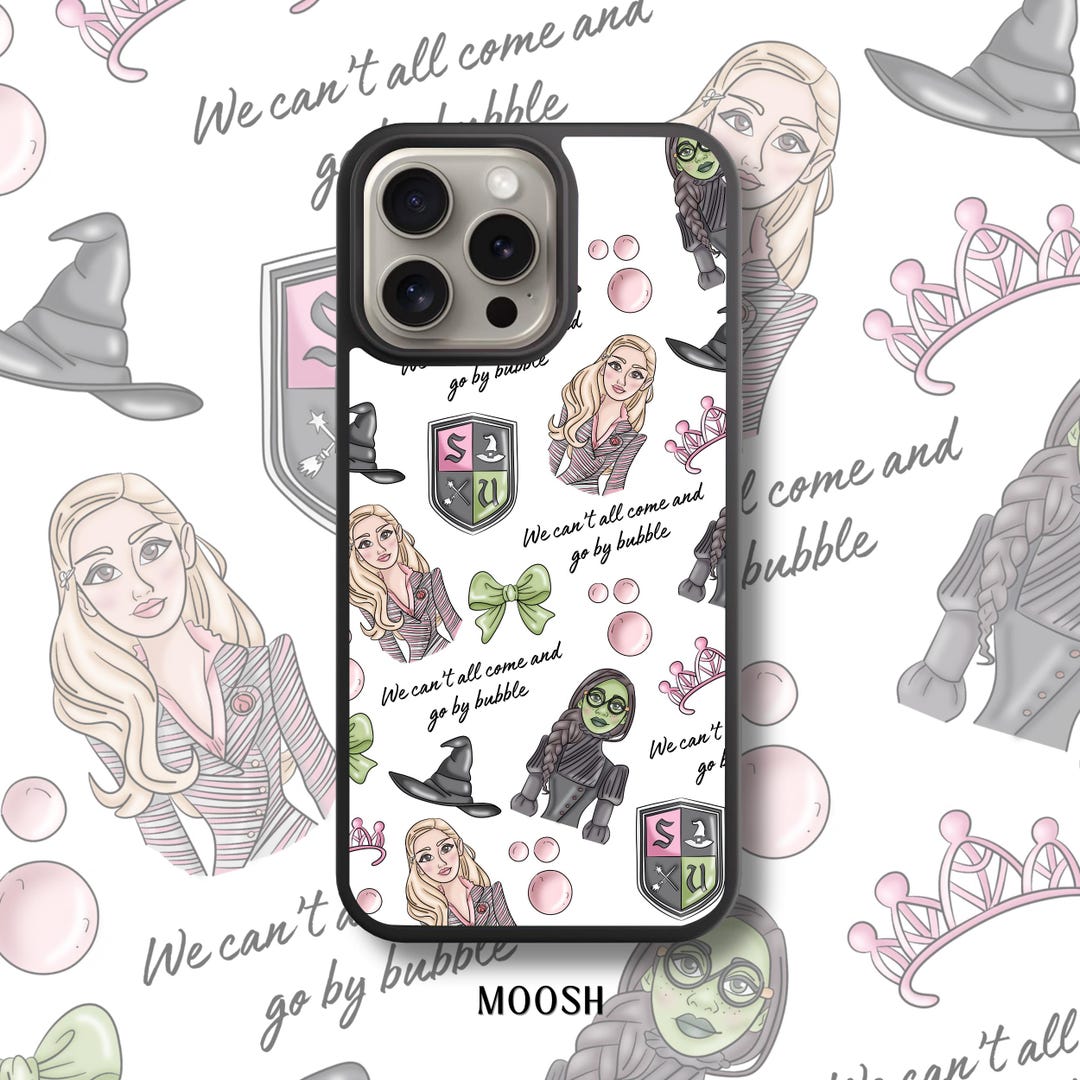 Elphaba and Glinda Wicked Phone Case | Elphaba & Glinda Merch | Witchy ...