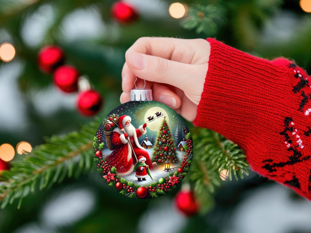 Merry Christmas Clipart Set Digital,png Holiday Graphics for Cards ...