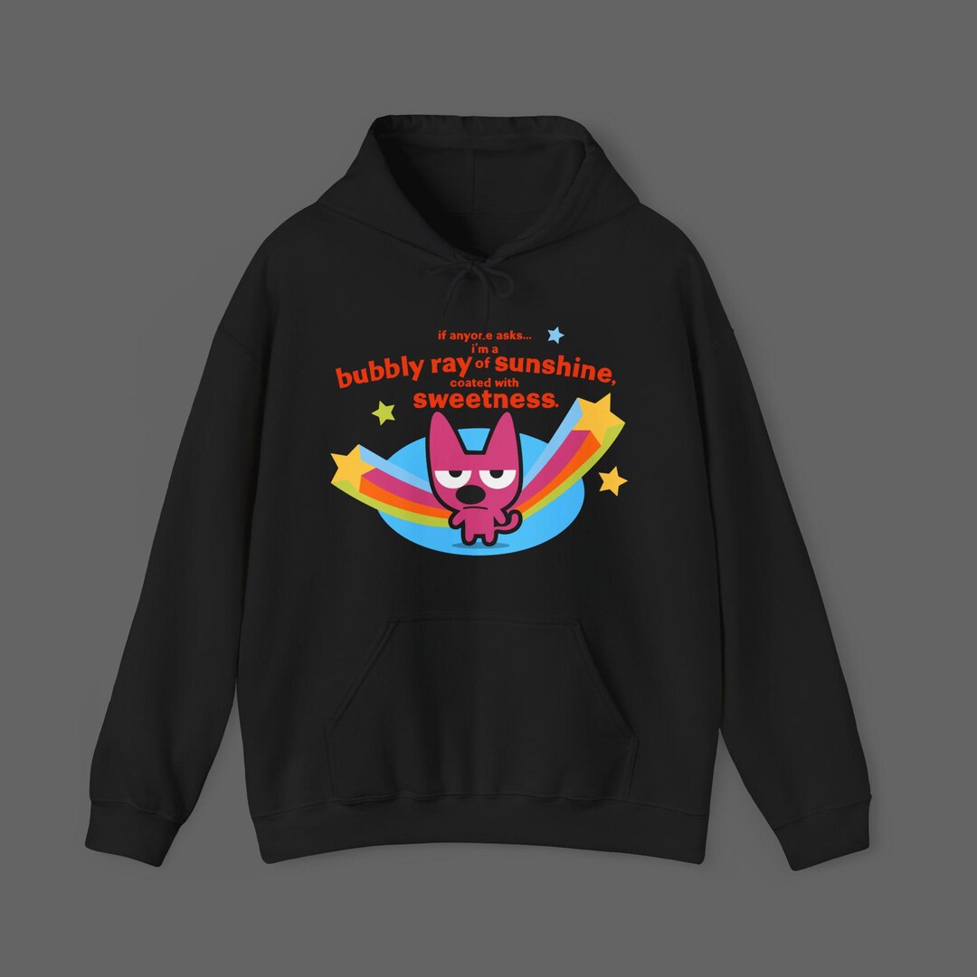 Hoops and Yoyo Animation Hoodie - Vintage Emo Scene Style Merch ...
