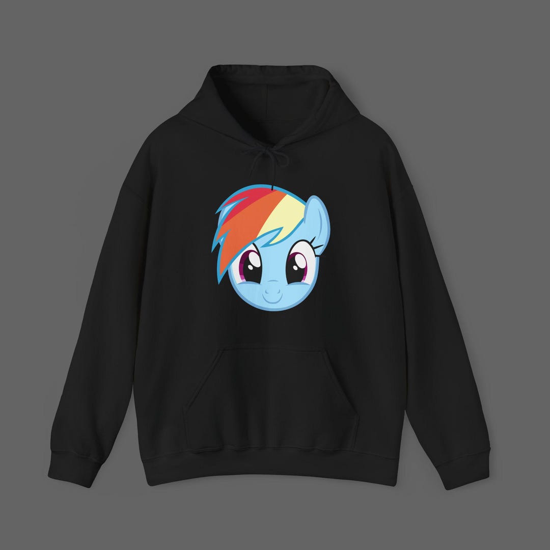 MLP Hoodie - Rainbow Dash My Little Pony Sweatshirt - Scenecore Emo Tee ...
