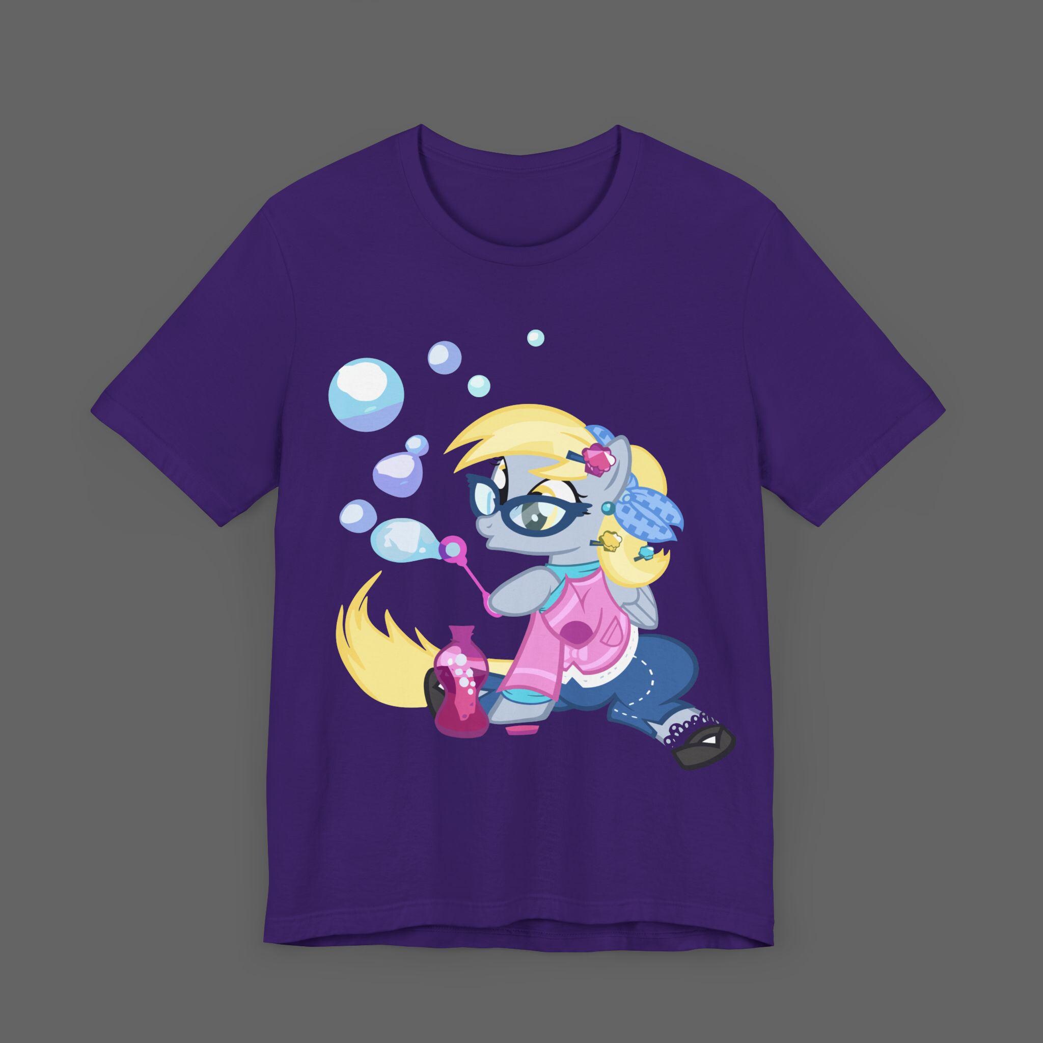 MLP Tee - My Little Pony Derpy Hooves T-shirt - Pony Bubbles Animation ...