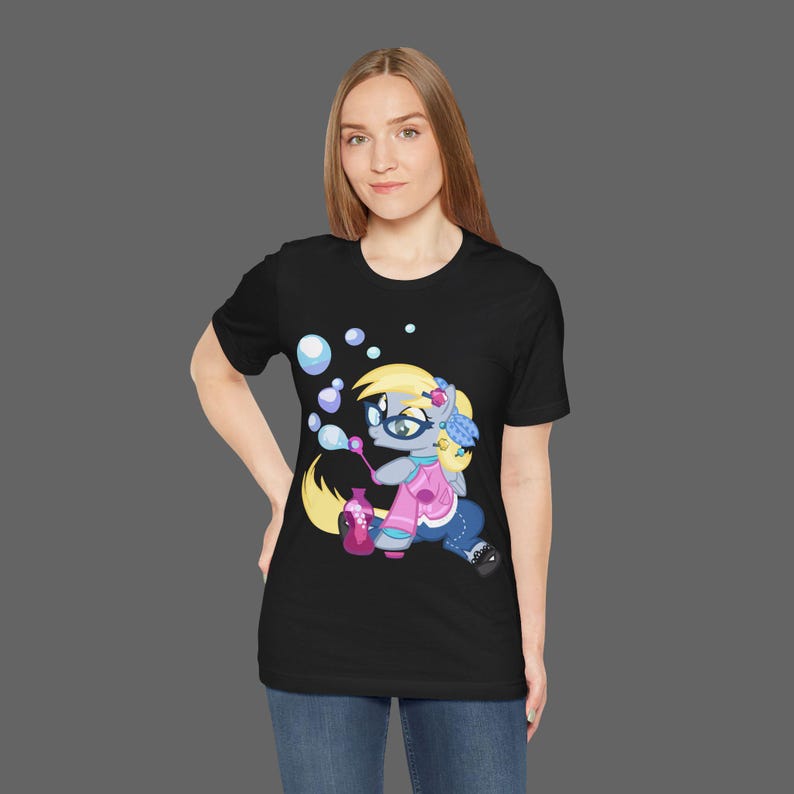 MLP Tee - My Little Pony Derpy Hooves T-shirt - Pony Bubbles Animation ...