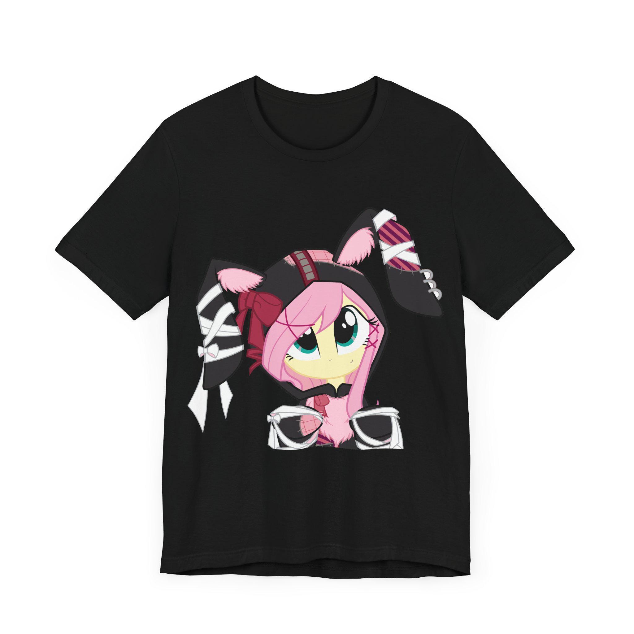 MLP My Little Pony Fluttershy Tee Bunny Emo Scenecore T-shirt 2000 ...